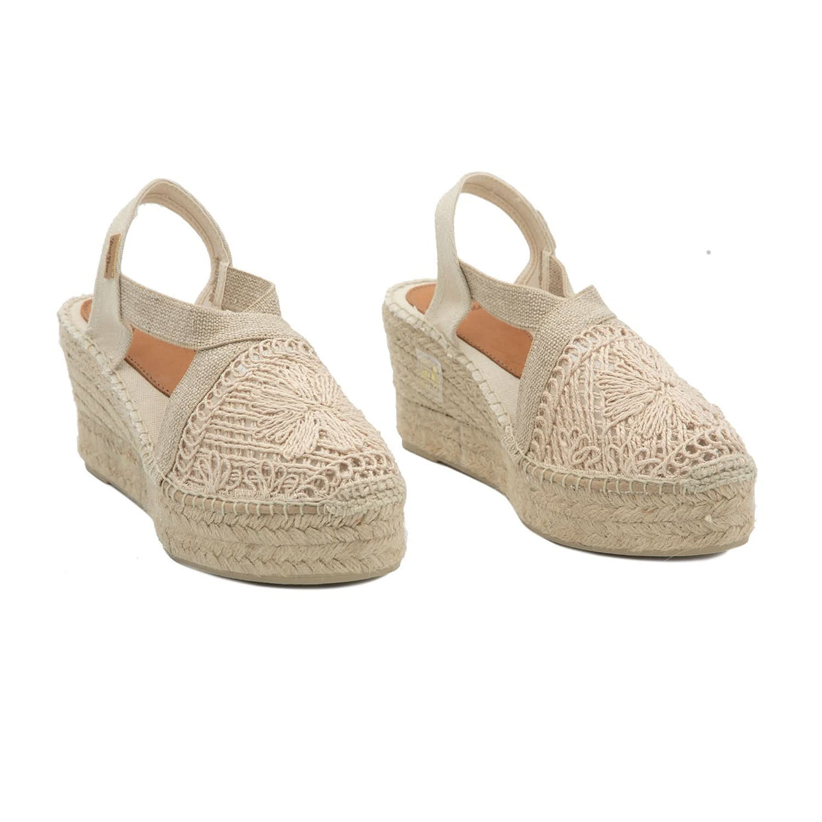 Shop Toni Pons Crochet Fabric Wedges Espadrille For Women - Thalia in ...